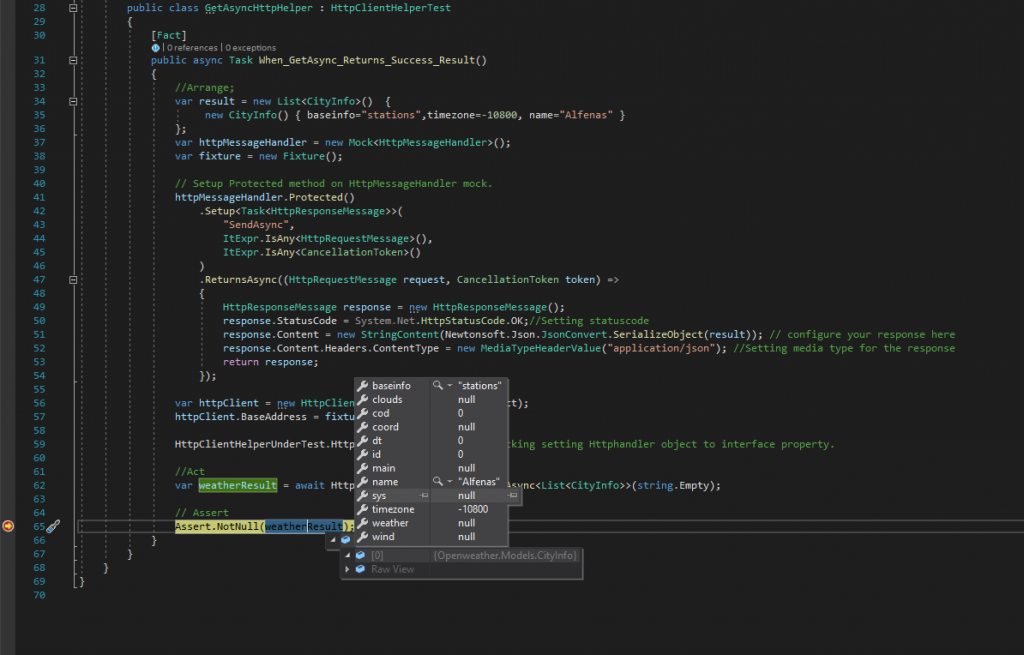 Mockando apis HttpClient usando XUnit no .NetCore
